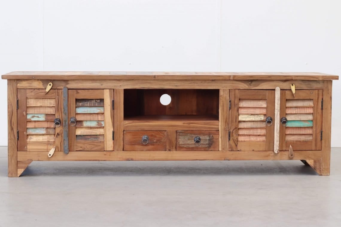 TV meubel scrapwood Blauwe Stad - Daan Hout